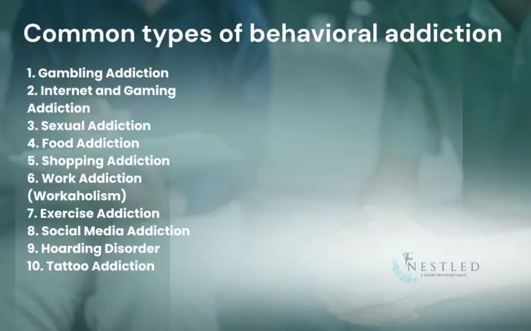 Behavioral addiction: Definition, Types, Signs and Symptoms | The Nestled Recovery Center