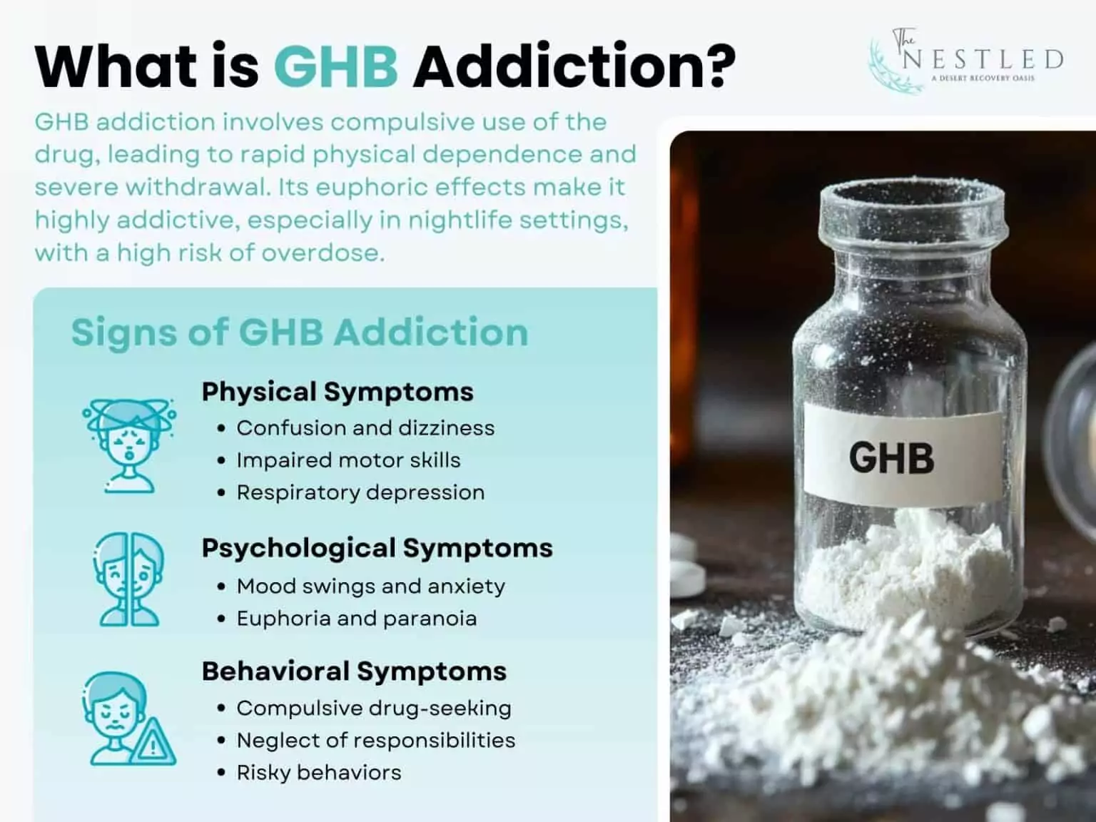 GHB Addiction: Signs, Causes, Effects, and Treatment