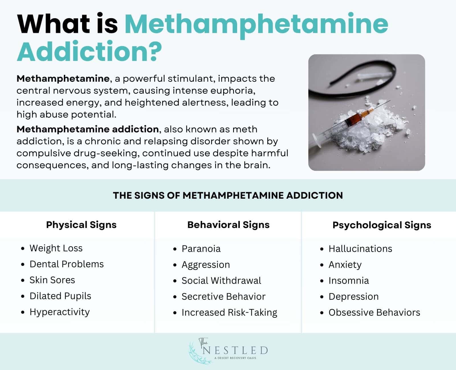 Methamphetamine (Meth) Addiction: Definition, Symptom, Withdrawal ...